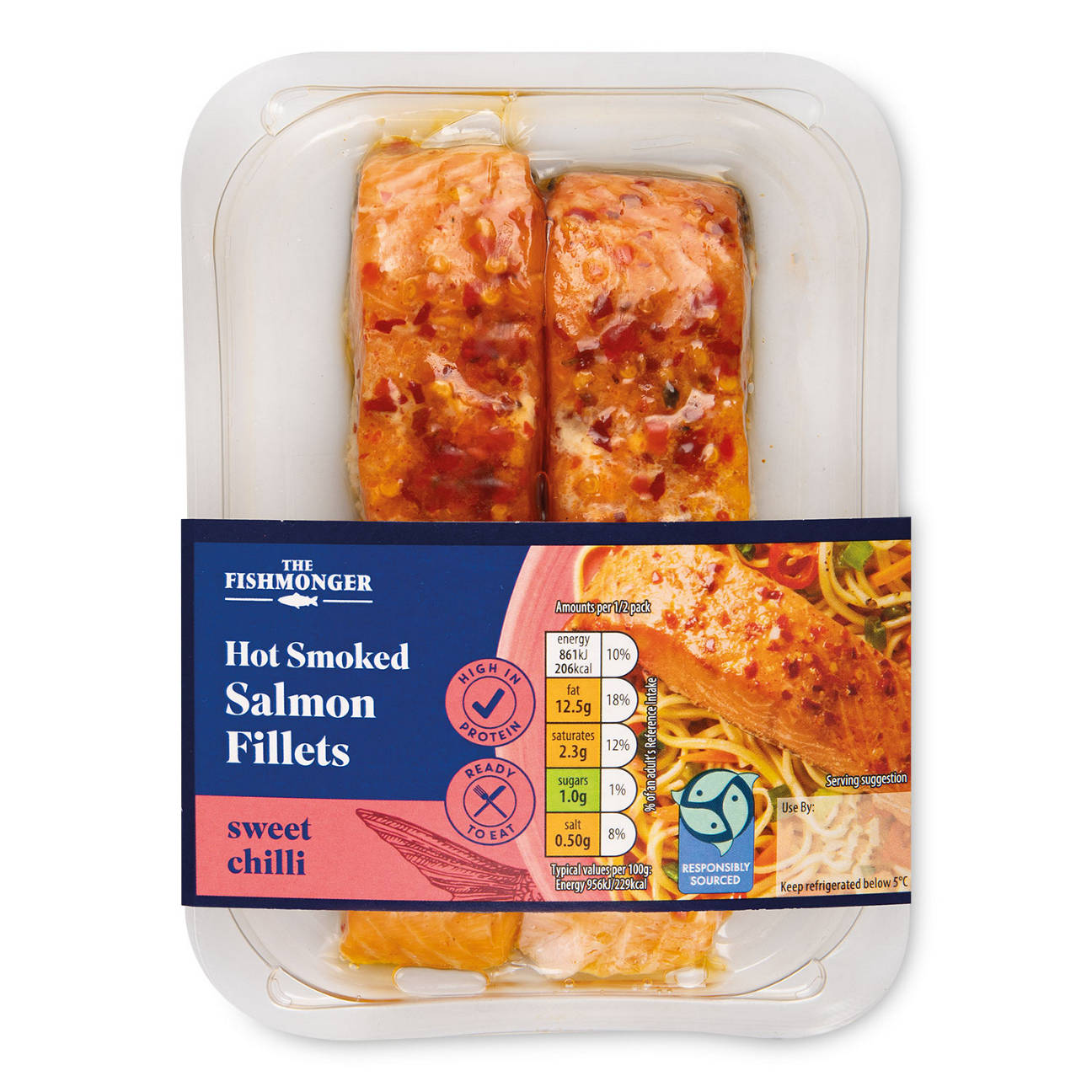 Hot Smoked Sweet Chilli Scottish Salmon Fillets 2 Pack | ALDI UK